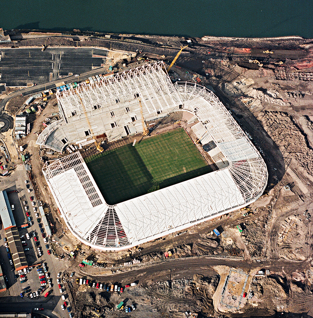 AERIAL PHOTOGRAPHY "THE STADIUM OF LIGHT" SAFC - David Lawson